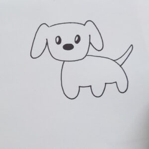 Cute Puppy Drawing: Step by step guide for Kids