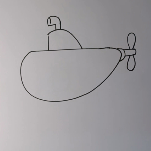 How to Draw a Submarine for Kids- 7 Easy Steps