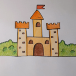 How to Draw a Castle in 8 Easy and Simple Steps - Oh Parrot