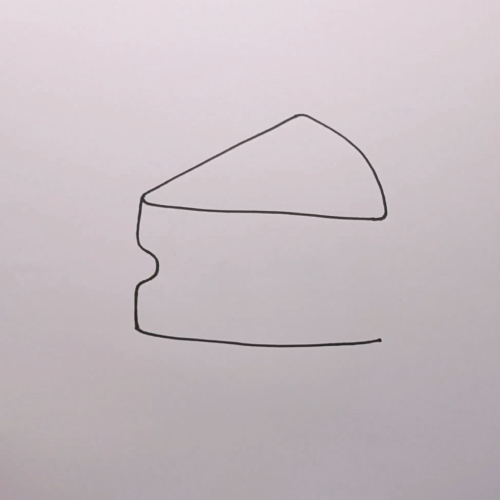 How to Draw a Cheese| A Detailed 6 Steps Tutorial For Kids